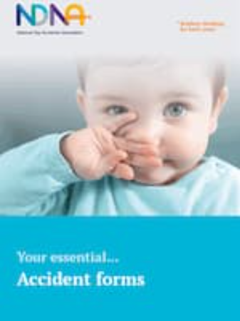Accident forms for nurseries - publication - NDNA
