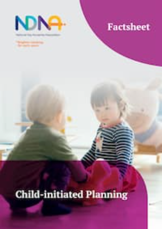 Child-initiated planning - England factsheet - NDNA