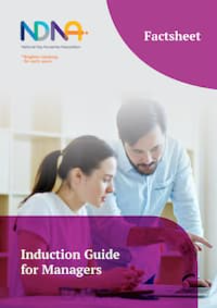 Induction Guide for Managers - England factsheet - NDNA
