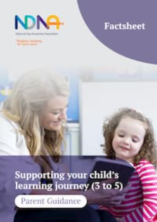Supporting your child's learning journey - parent factsheet - NDNA